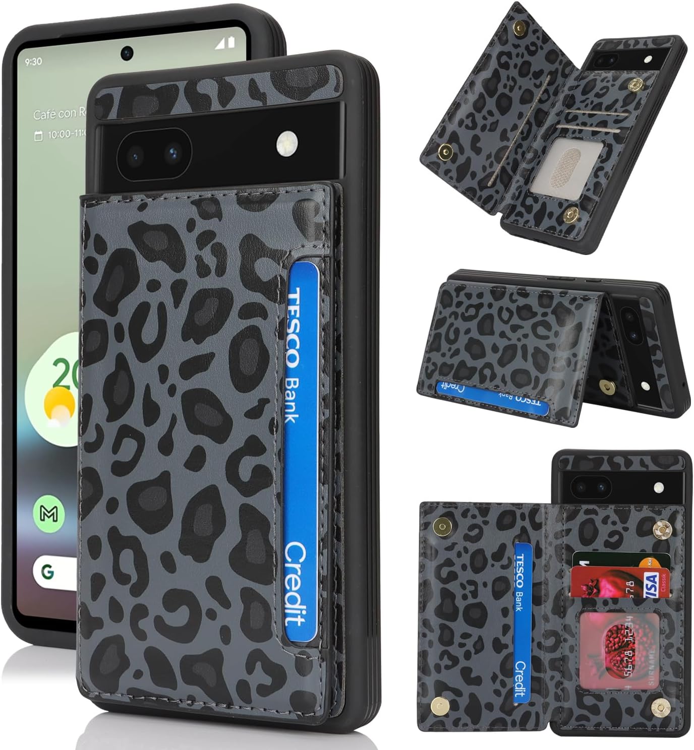 Amazon.com: iCoverCase Compatible with Google Pixel 6a Case with Card ...
