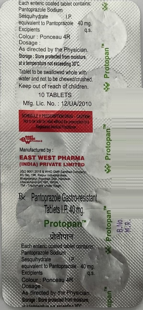 Protopan - Strip of 10 Tablets : Amazon.in: Health & Personal Care