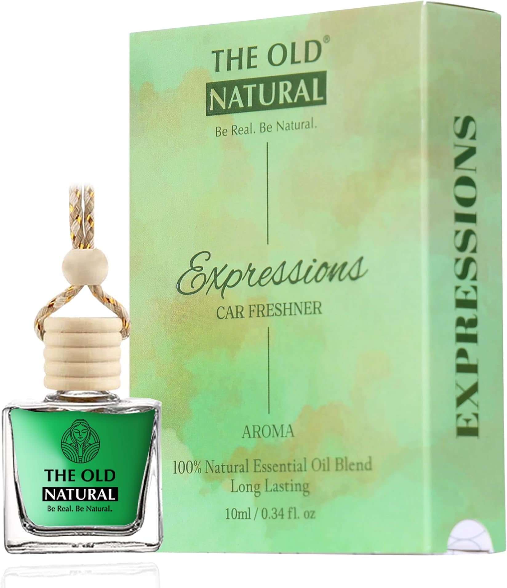 The Old Natural Car Perfumes with Essential Oils Fragrance in Glass ...