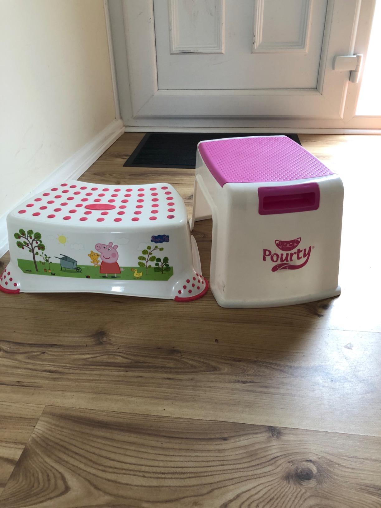 Peppa Pig Step Stool with Non Slip Feet- Princess Peppa : Amazon.co.uk ...