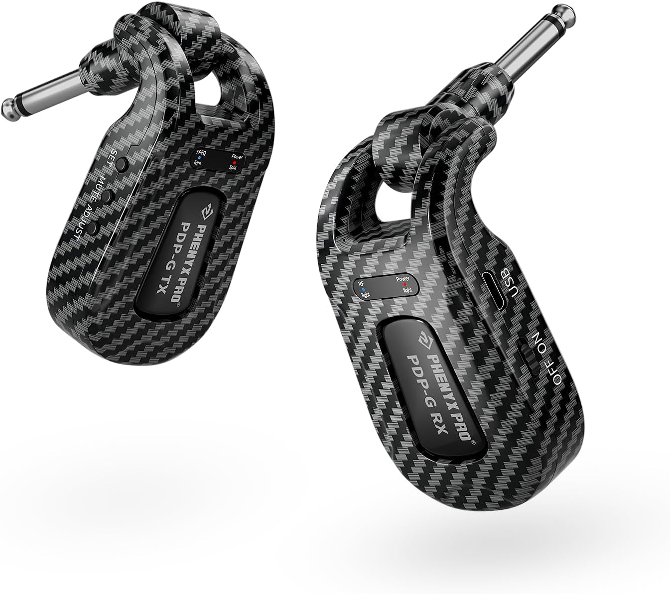Amazon.com: Wireless Guitar Transmitter Receiver Set, Phenyx Pro 2.4GHz ...
