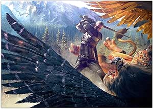 Amazon.com: Displate Official Witcher Metal Poster Magnetic Mounting ...
