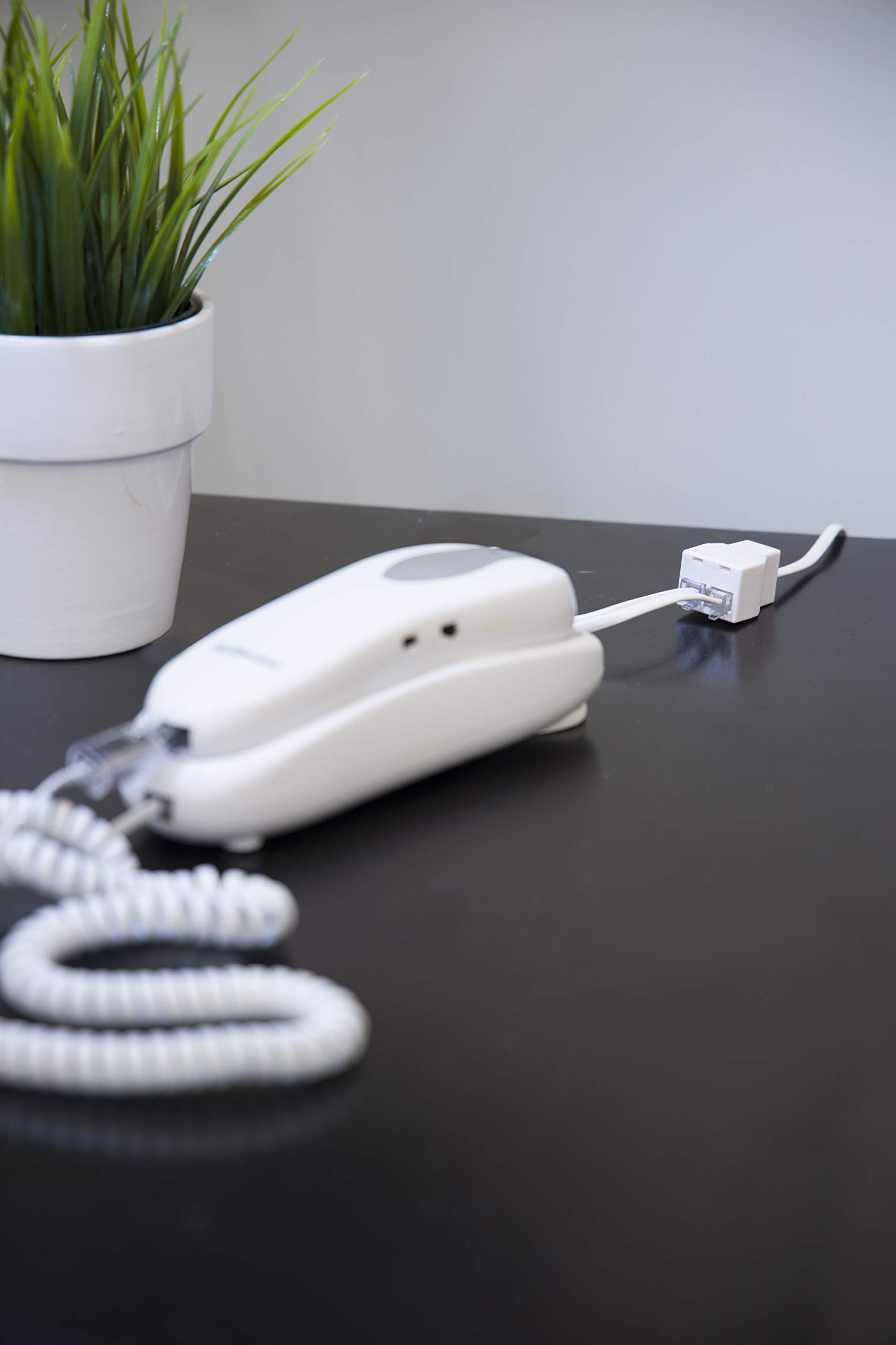 Snapklik.com : Power Gear White Duplex 4P4C in-Line Adapter, Extender ...