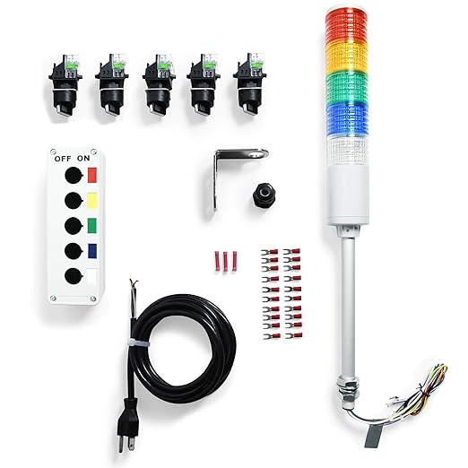 Kit de luz LED de 5 luces para torre Andon – solo piezas, requiere ...