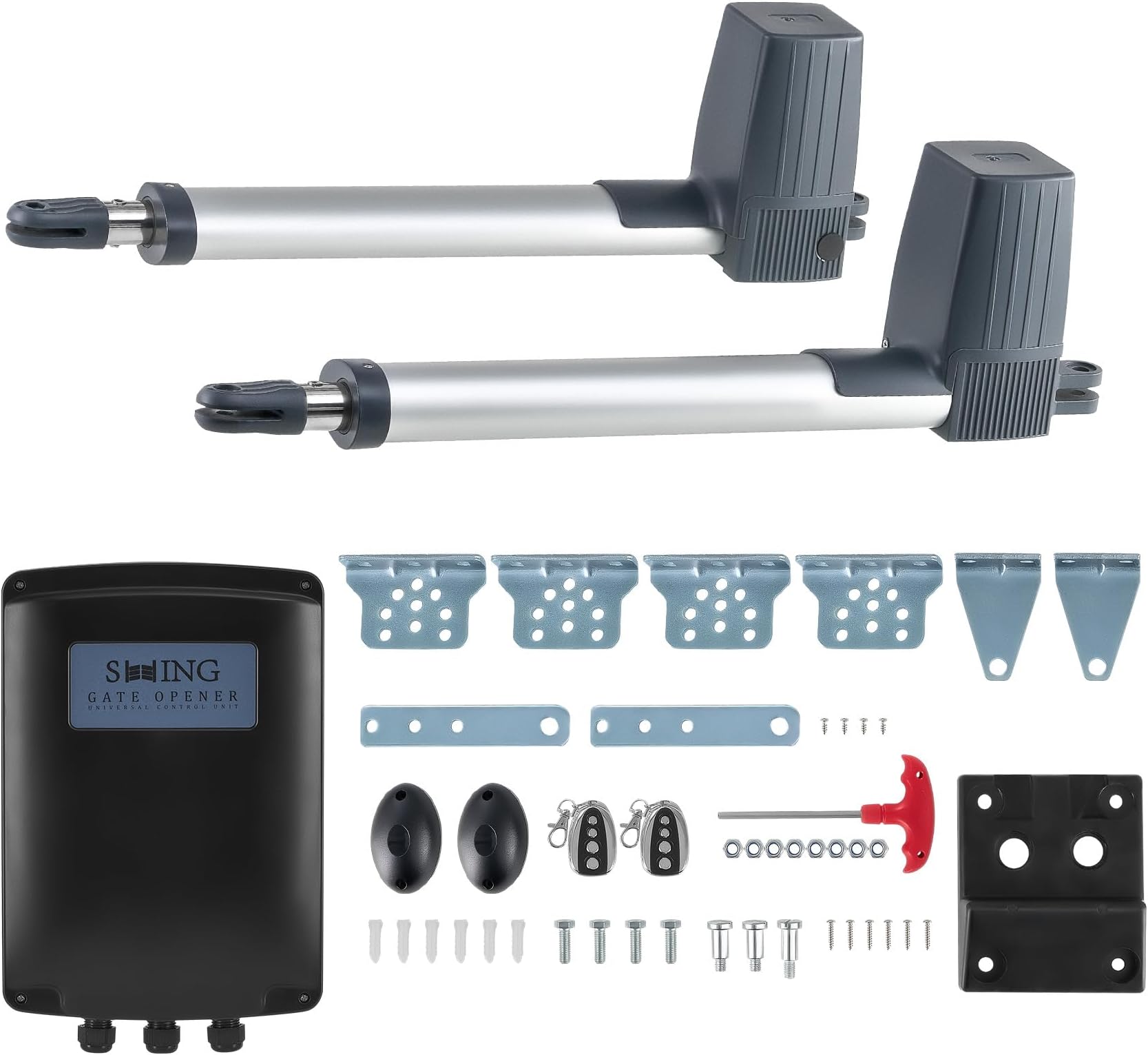 Amazon.com: DORTIMATE SW200DC Automatic Gate Opener Kit Opener for Dual ...