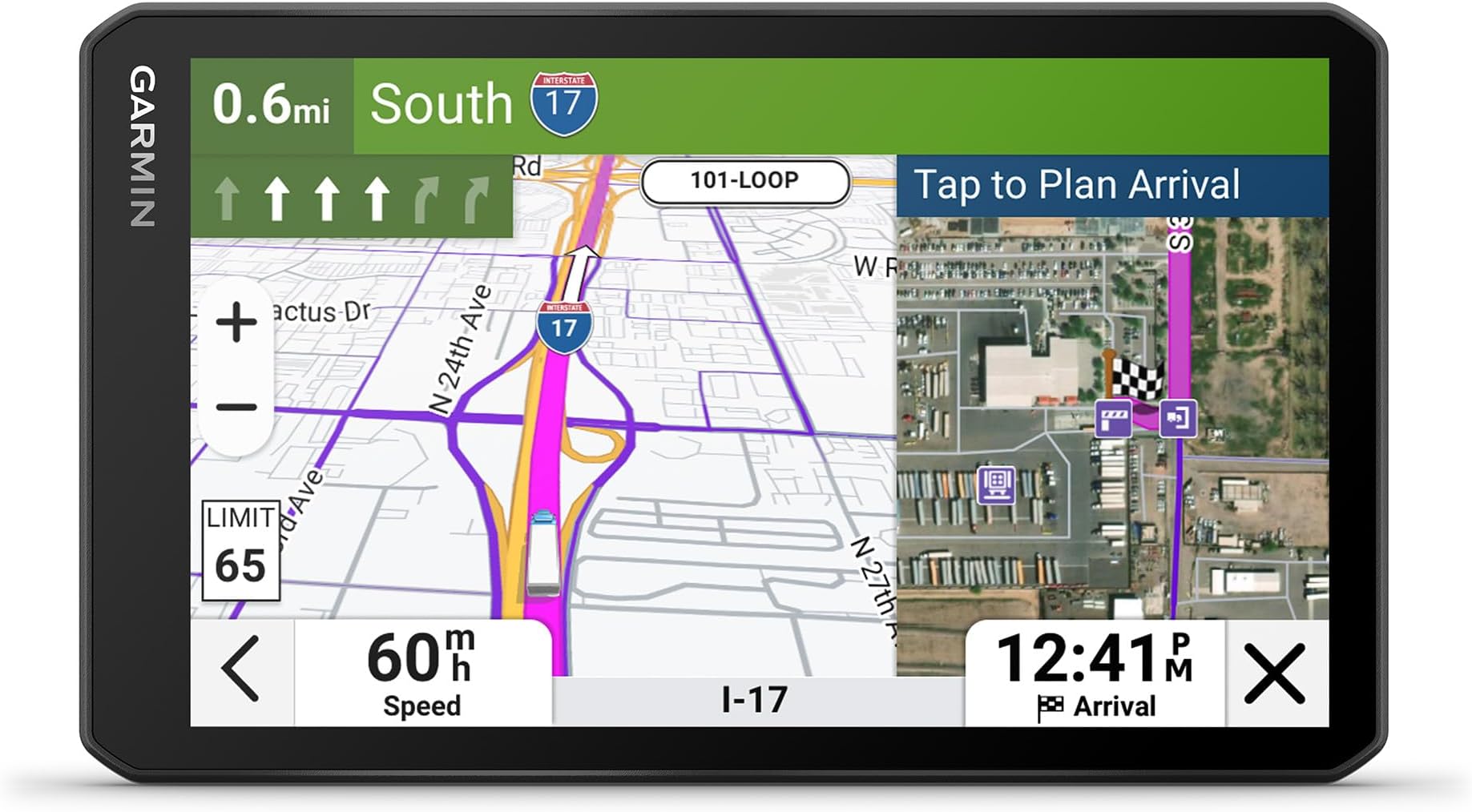 Amazon.com: Garmin dēzl™ OTR720, Large High-Res 7” GPS Truck Navigator ...