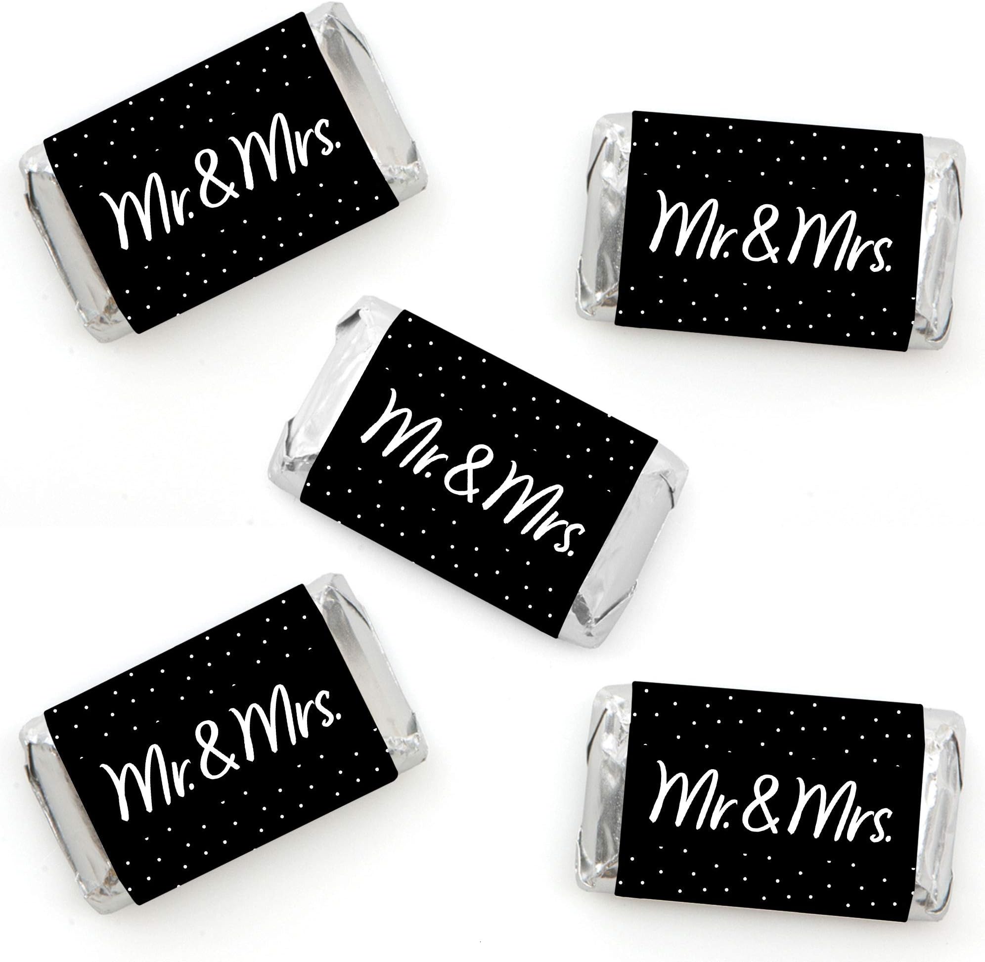 Amazon.com: Crtiin 180 Pcs Wedding Candy Wrappers Wedding Favors Candy ...
