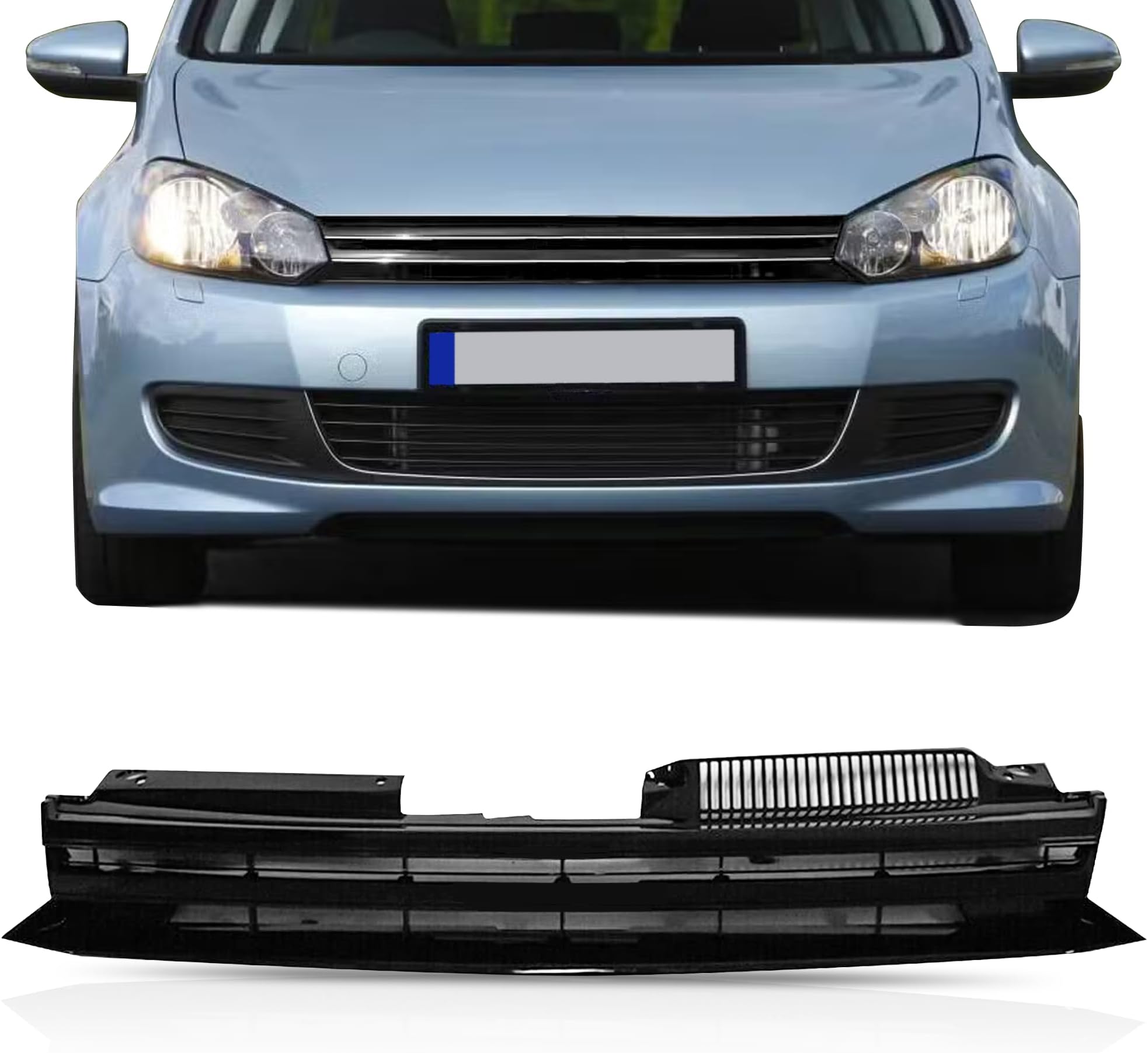 Amazon.com: Chrome Mesh Honeycomb Euro Sport Front Grill For VW Golf ...