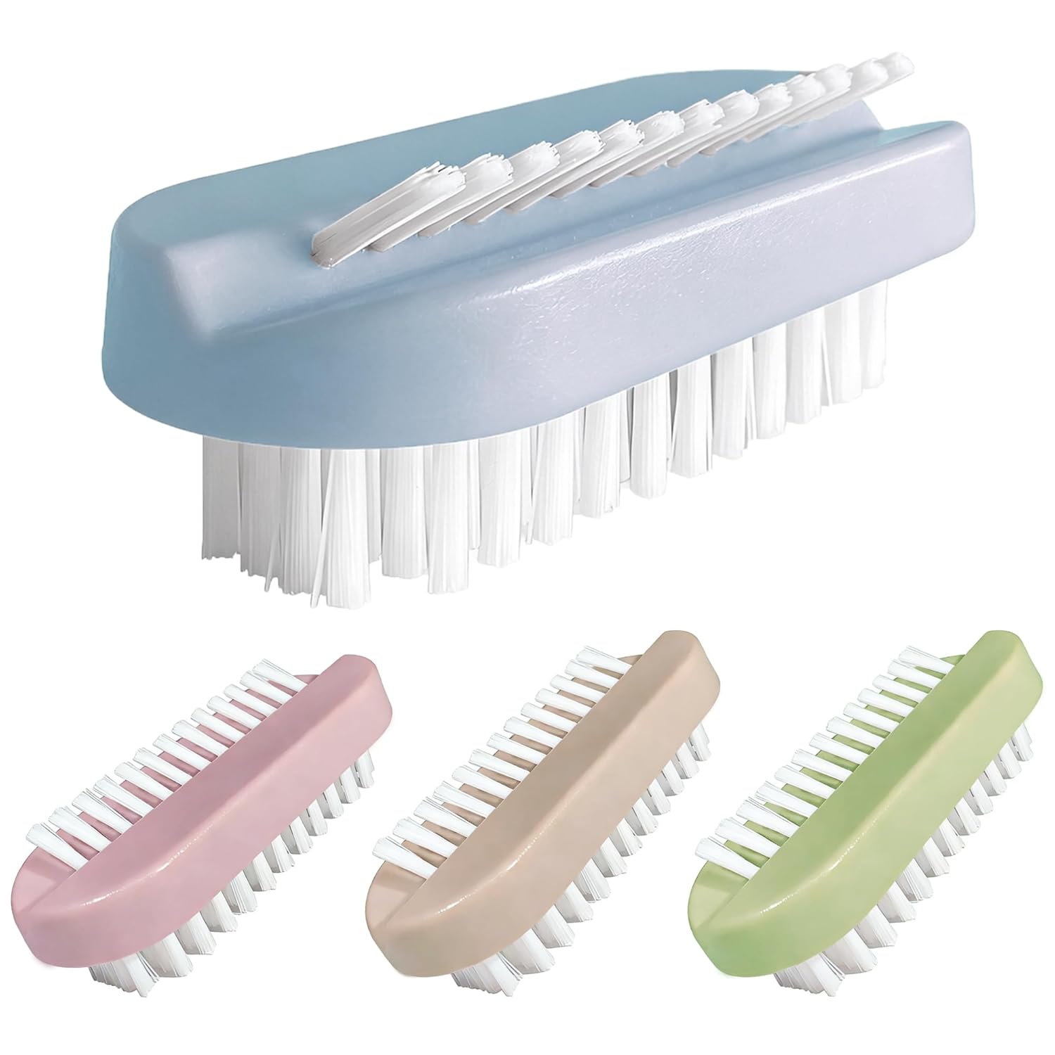 Amazon.com: Nail Brush for Cleaning Fingernails 2 Sided Hand Fingernail ...