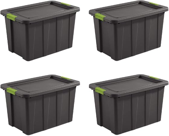 Amazon.com - Sterilite Tuff1 Latching 30 Gallon Plastic Storage Tote ...