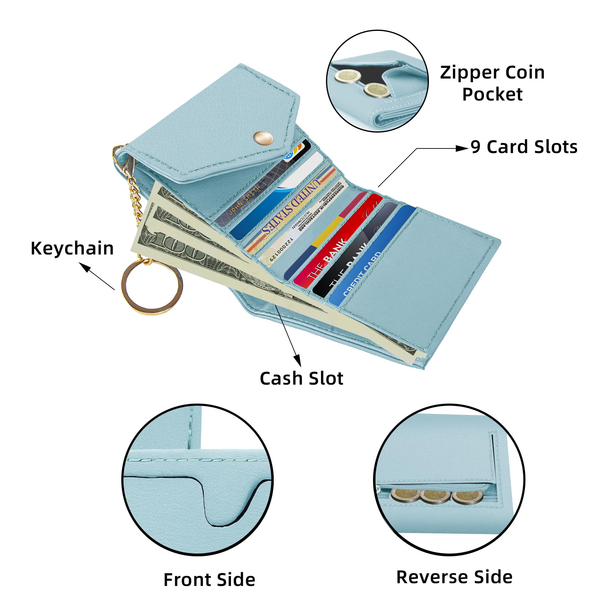 Snapklik.com : Gostwo Womens Wallet RFID Blocking Small Wallets Woman ...