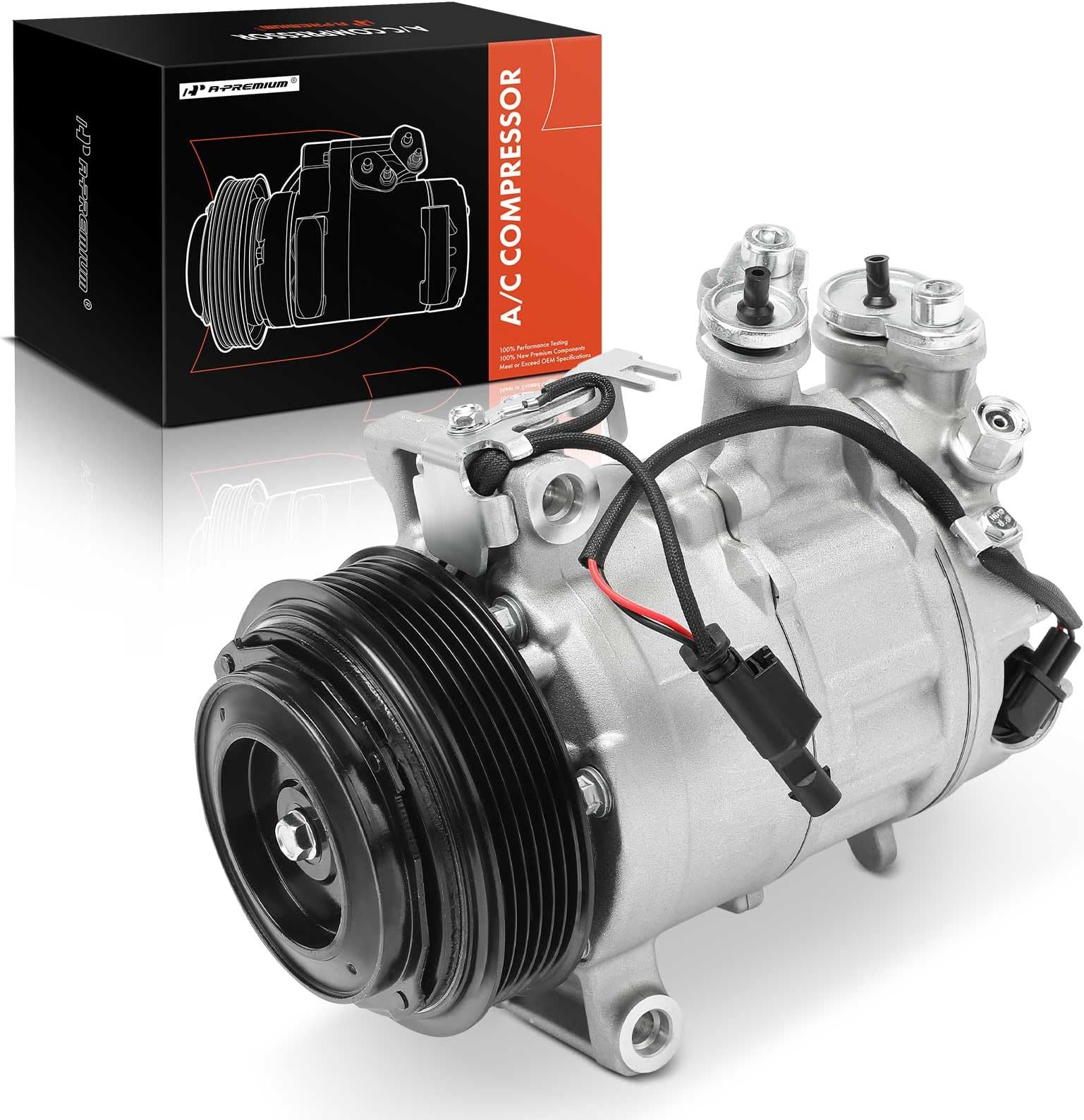 Amazon.com: A-Premium Air Conditioner AC Compressor with Clutch ...