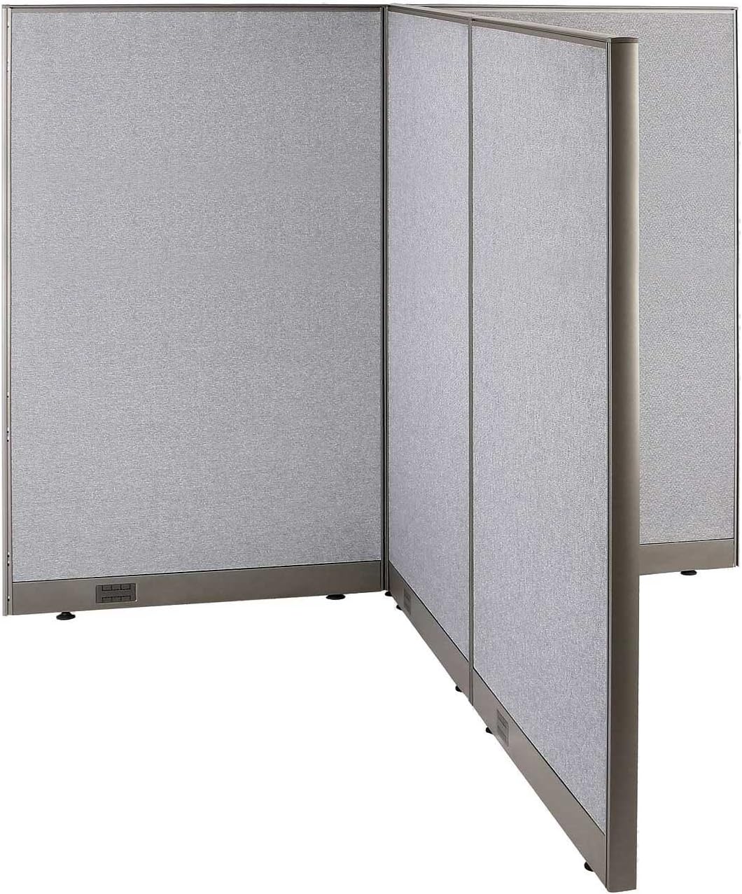 Amazon.com: GOF Freestanding T-Shaped Office Partition, Large Fabric ...