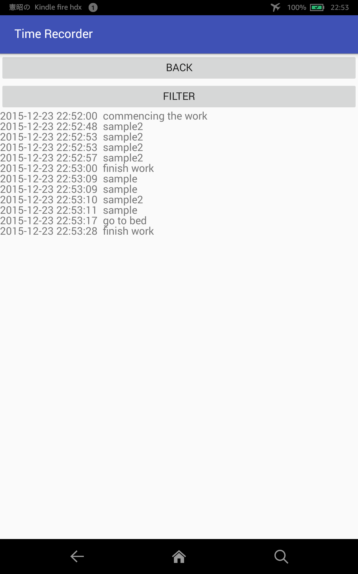 Time Recorder:Amazon.com:Appstore for Android