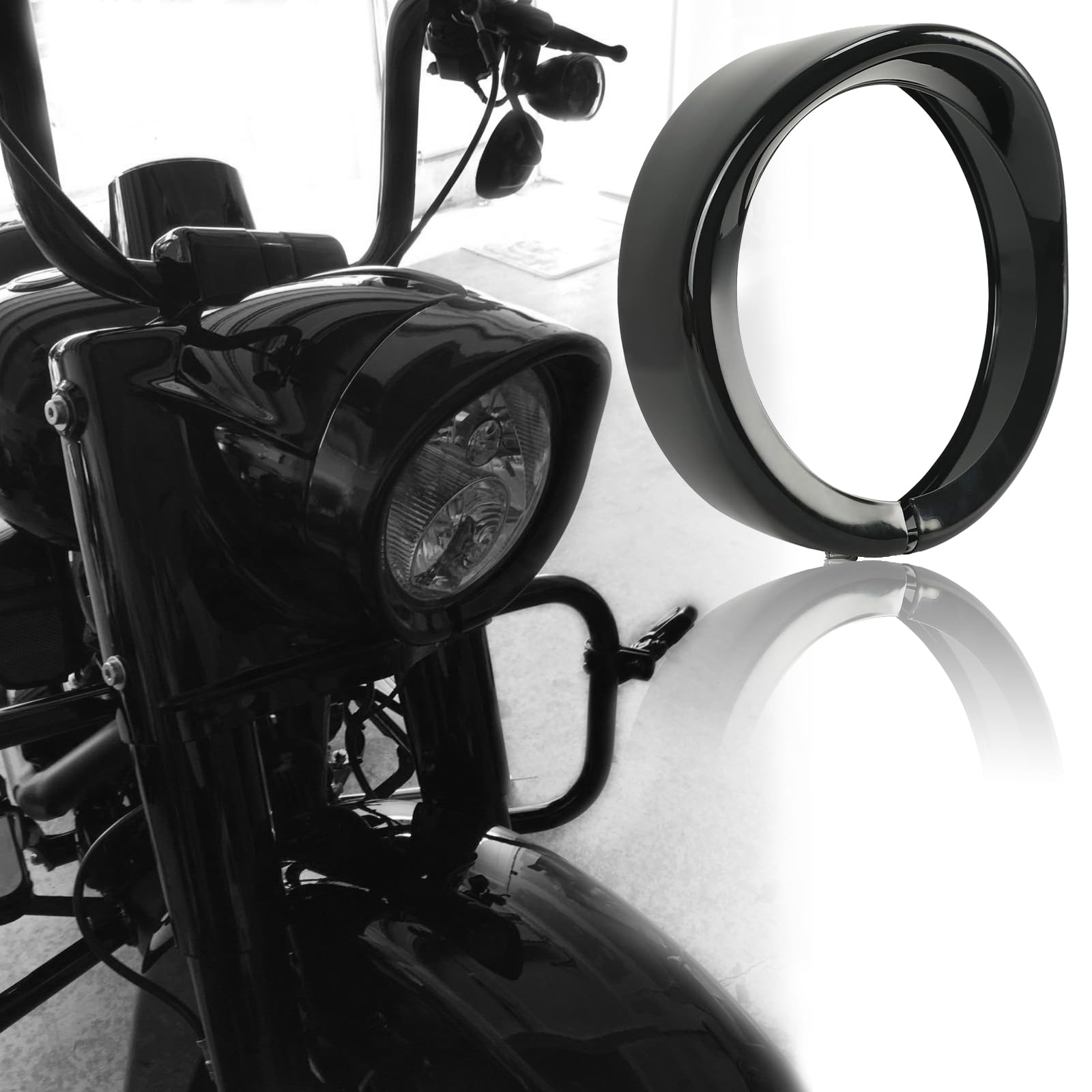 Nacelle Headlight Kit For Softails