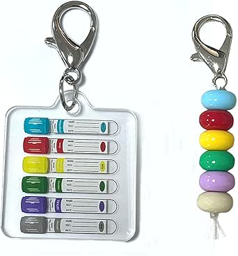 Amazon.com : spansee 2 PCS Order of Draw Lab Tubes, Order of Blood Draw ...