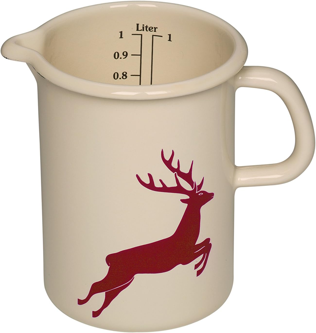 Amazon.com: Riess 0338-071 Country-Hirschrot Measuring Jug, Diameter-10 ...