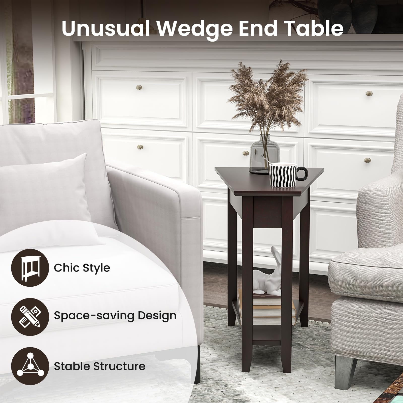 Wedge Tables With Seating Dimensions