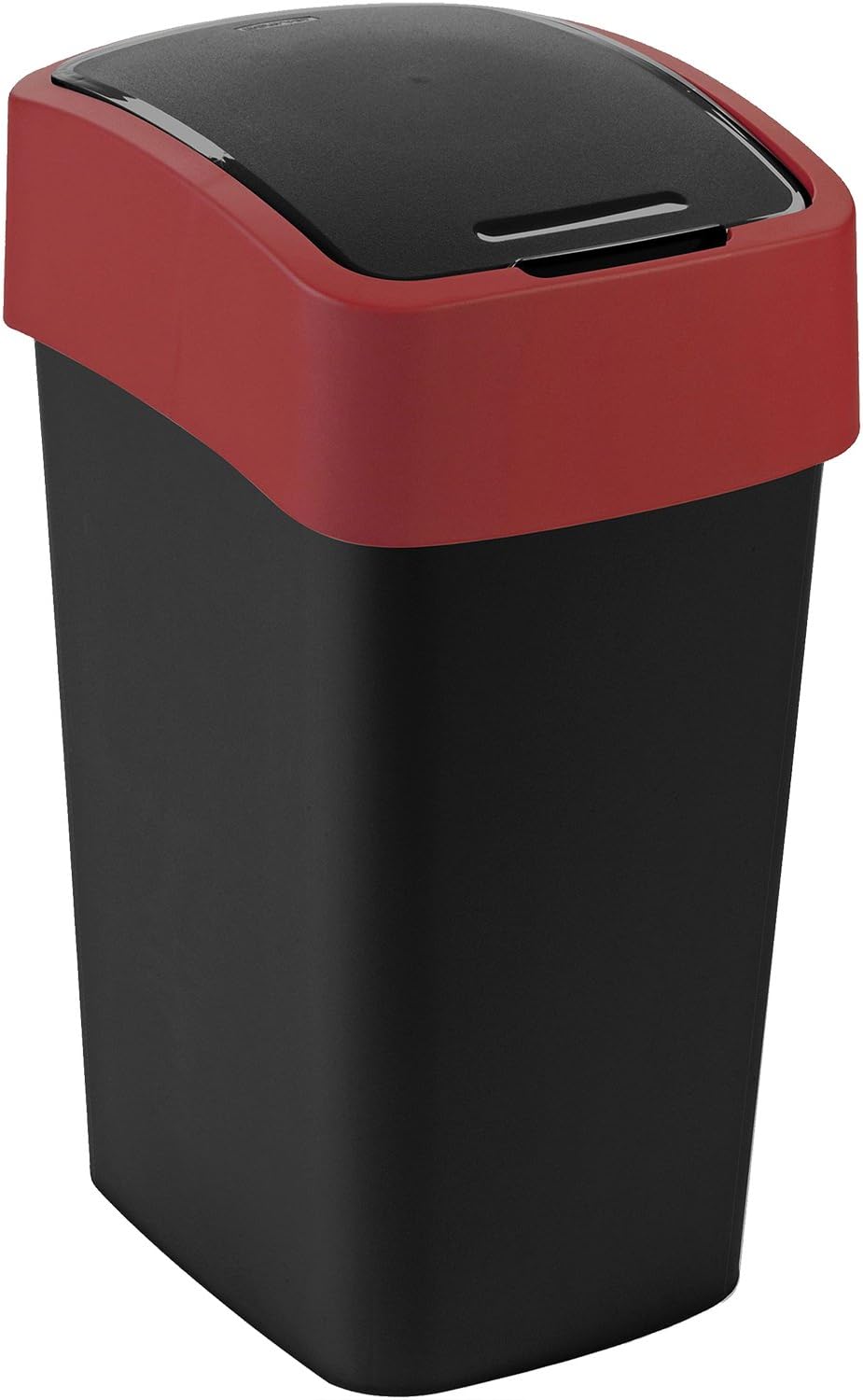 Curver "Flip Multipurpose-Waste Bin, Black/Red, 25 Litre : Amazon.co.uk ...