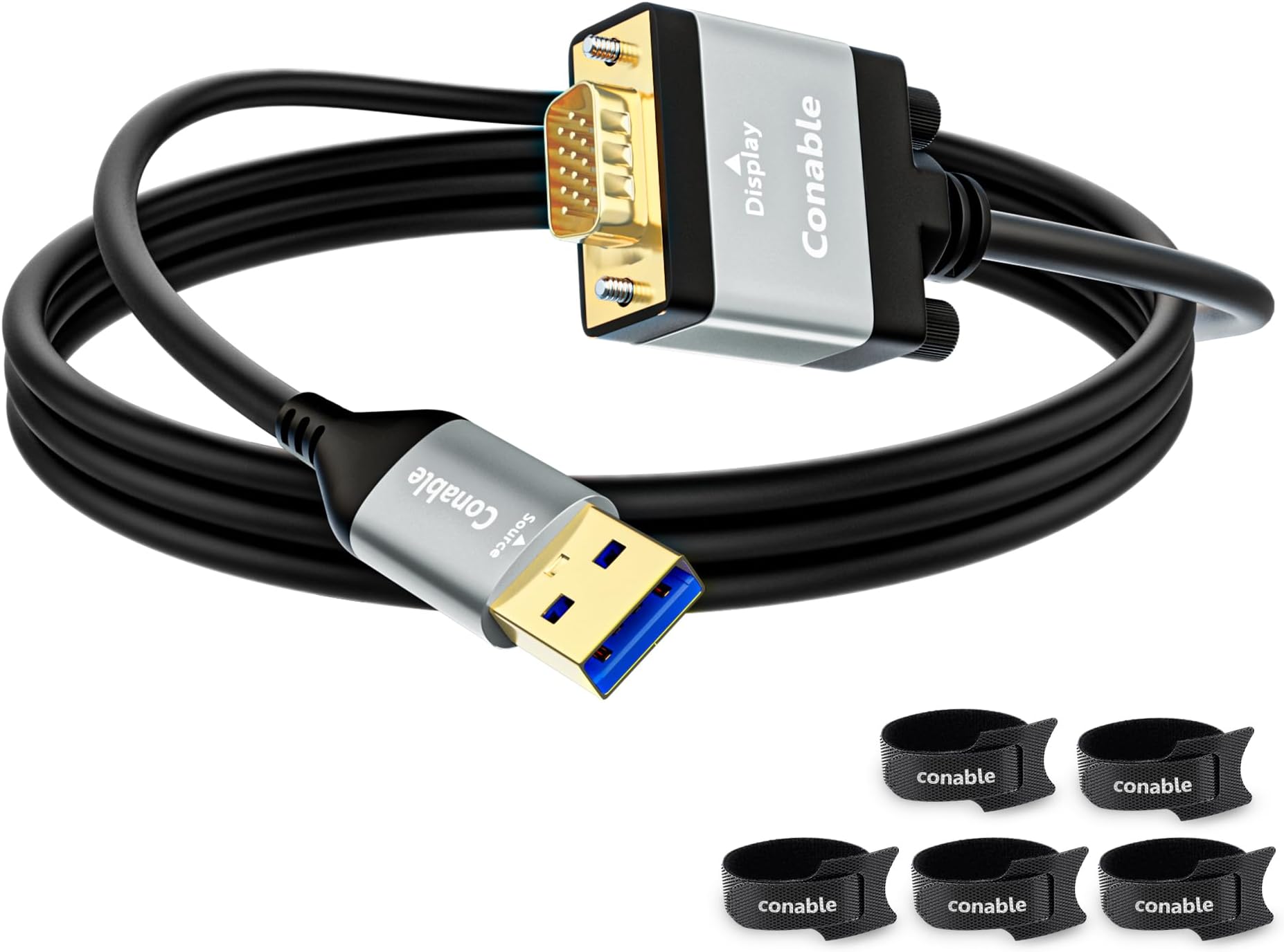 Amazon.com: StarTech.com 2-in-1 USB KVM Cable - Keyboard / video ...