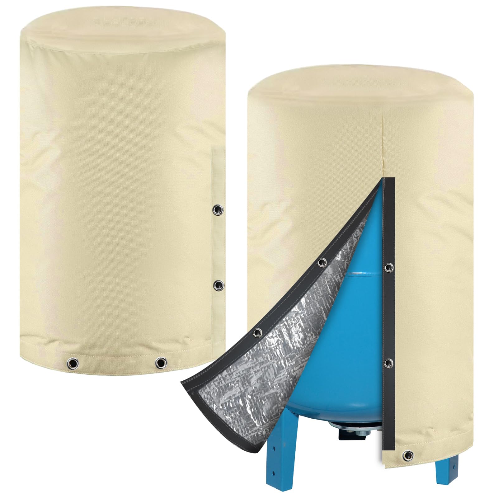 Amazon.com : Round Well Pressure Tank Cover, 5 Layers Insulated Water ...