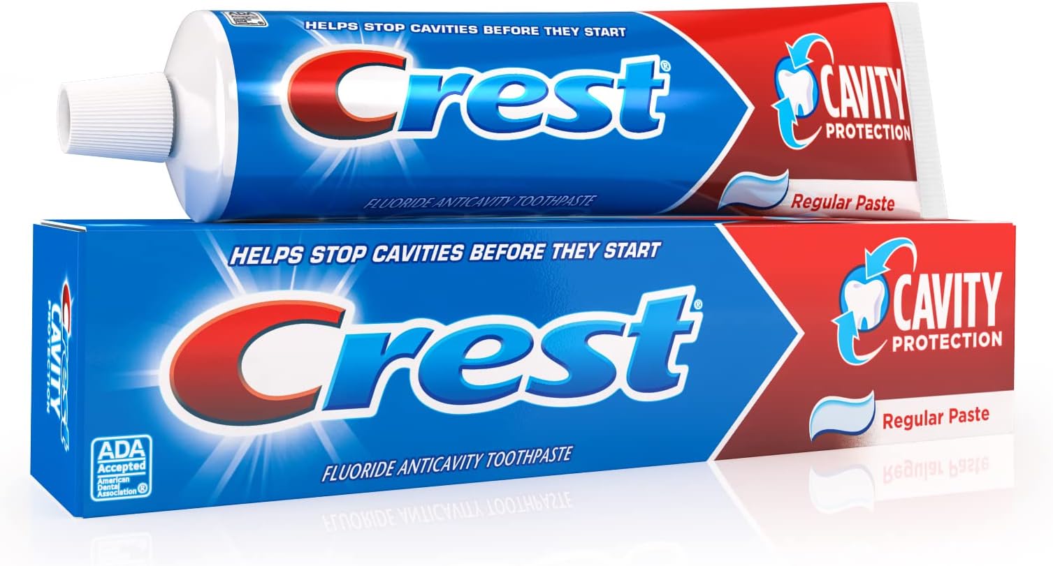Amazon.com: Crest Cavity Protection Toothpaste, Regular, 8.2 Oz (Pack ...