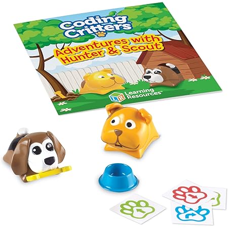 Learning Resources LER3098 Critters Go Dart The Chameleon, STEM, Early Coding Toy, Interactive ...
