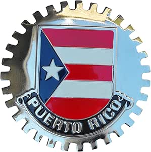 Amazon.com: Classic Auto Spares Bandera de Puerto Rico con insignia de ...