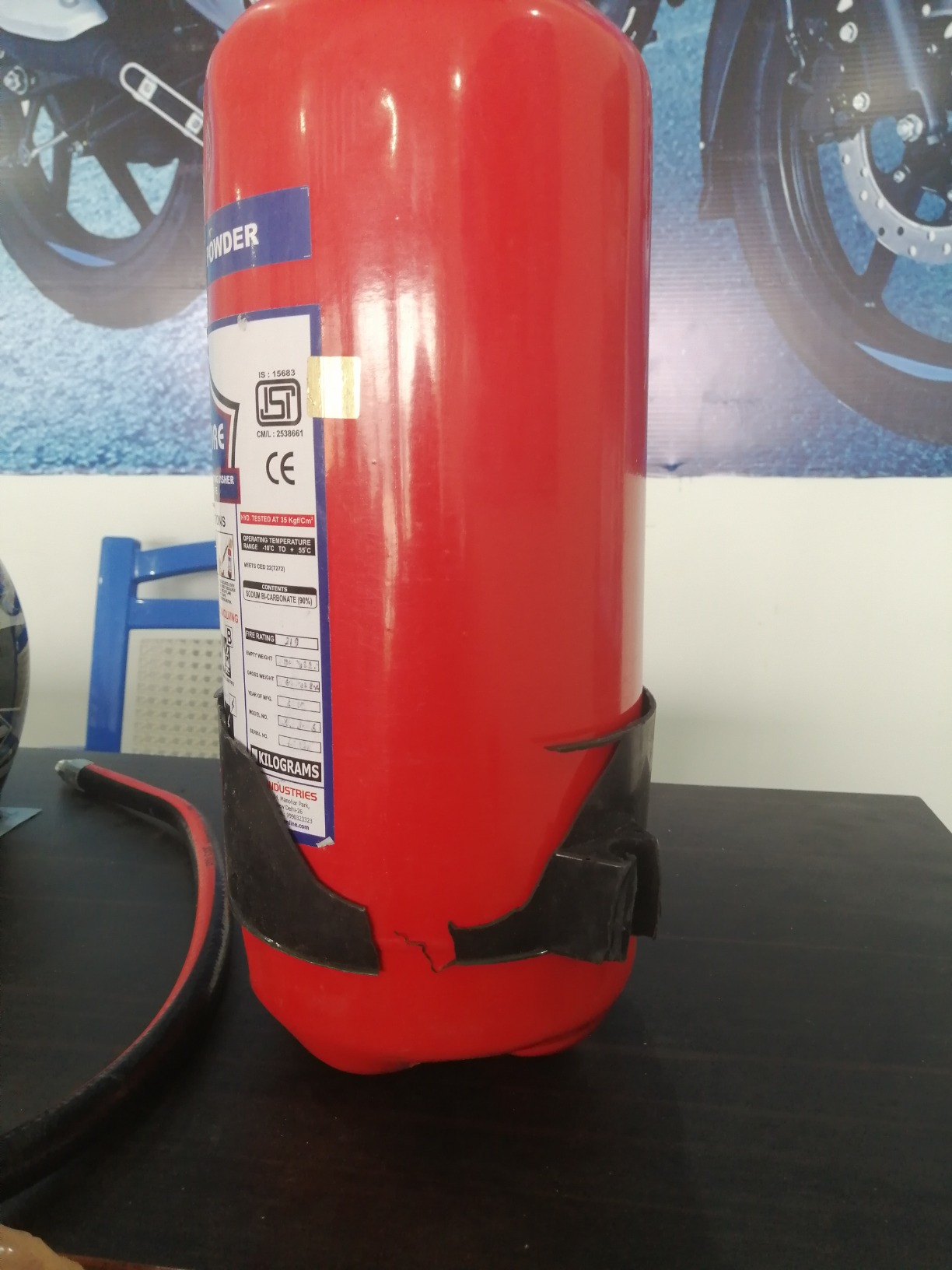 Eco Fire Dry Chemical Powder (DCP) Type 6 Kg Fire Extinguisher (Red and ...