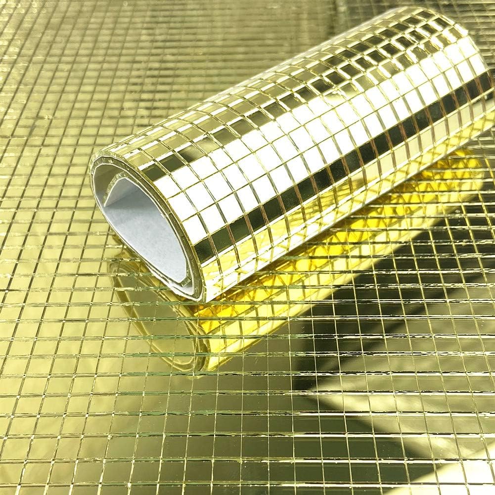 0.2'' per Small Piece Square Mirror Tiles,Self-Adhesive Mini Square ...