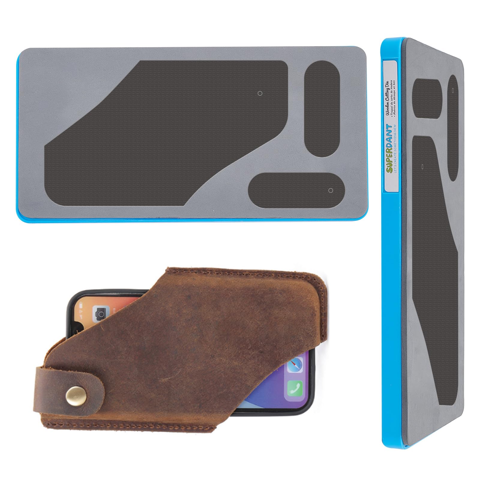Amazon.com: SUPERDANT Leather Cutting Dies Waist Leather Mobile Phone ...