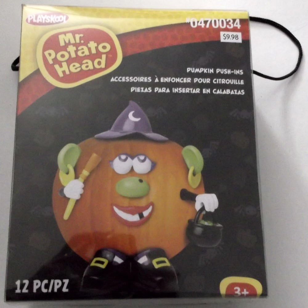 Amazon.com: Gemmy Plastic Pumpkin Push-in Decorating Kits Tabletop ...