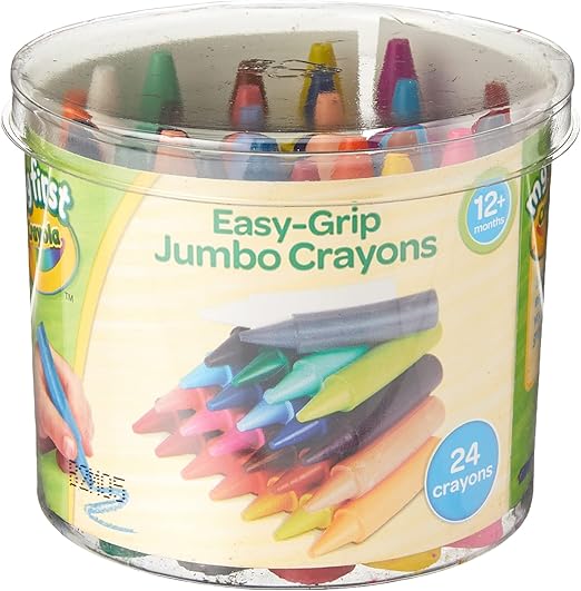 Amazon.com: CRAYOLA MyFirst Jumbo Crayons - Assorted Colours (Pack of ...
