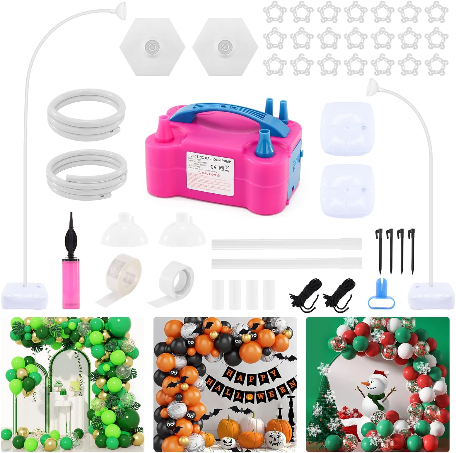 Amazon.com: Balloon Arch Kit, Bendable 8FT and 6FT Balloon Arch Stand ...