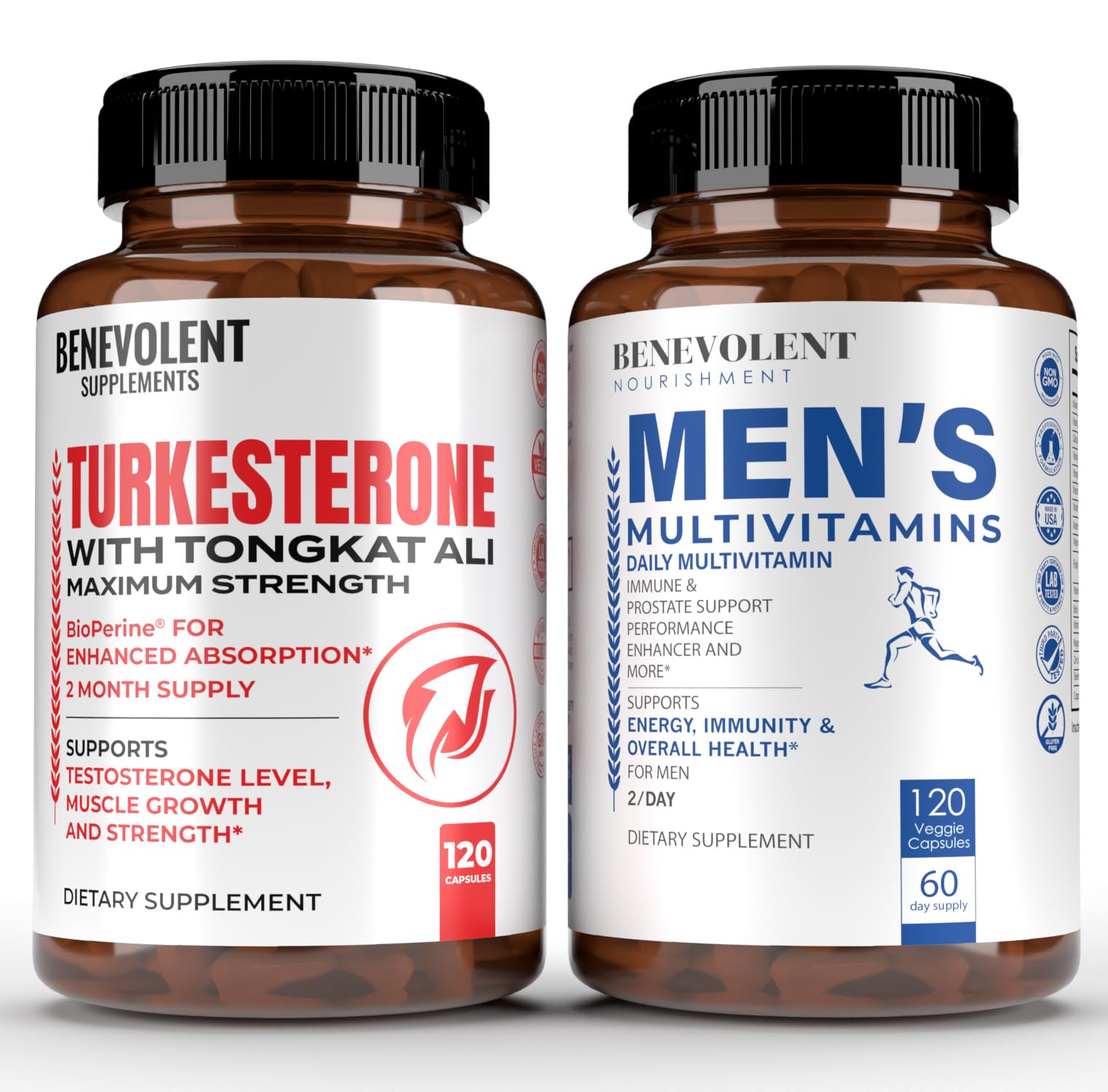 Amazon.com: Turkesterone 8,000mg [Highest Purity] + Multivitamin for ...