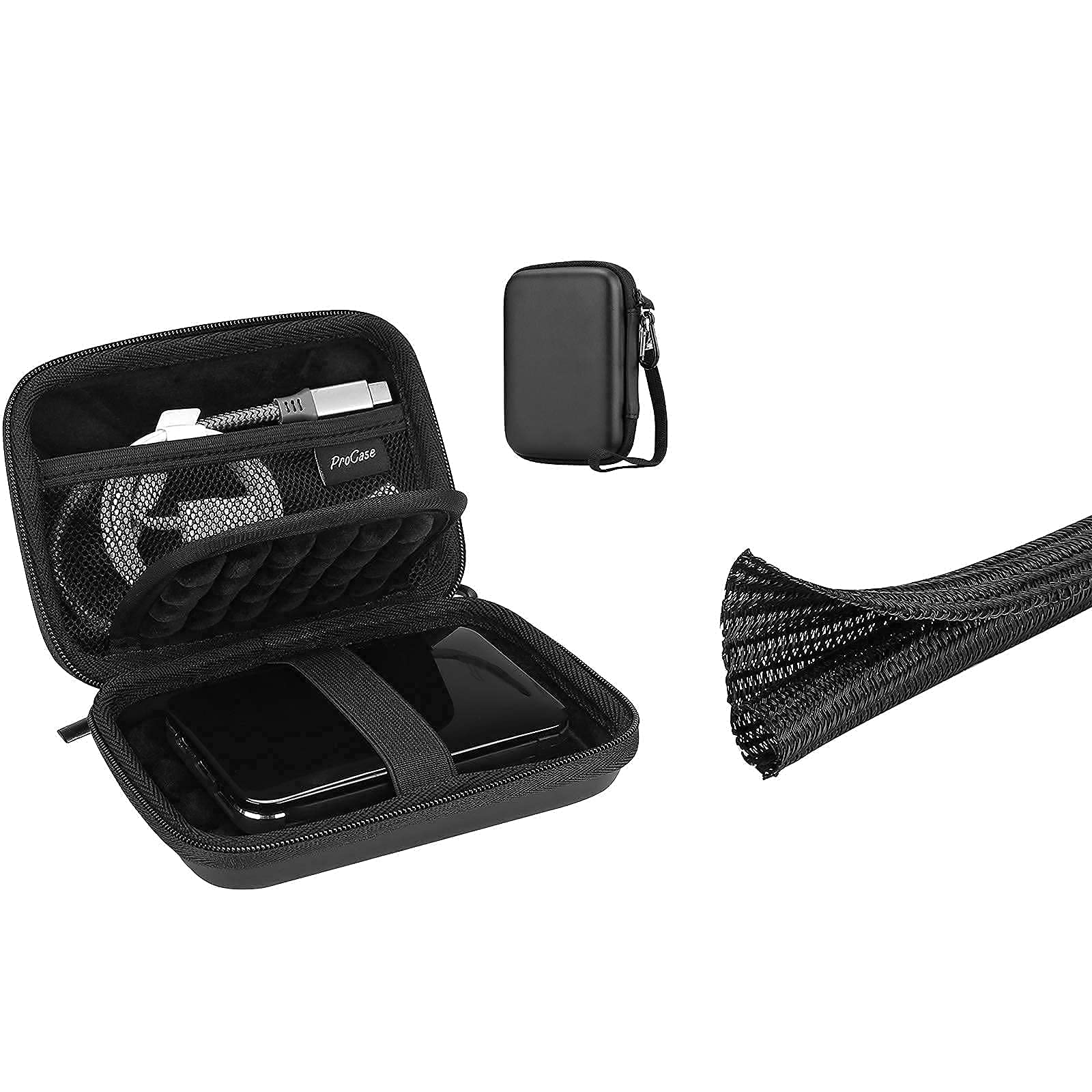 Amazon.com: ProCase Portable Hard Drive Case for Canvio Basics Western ...