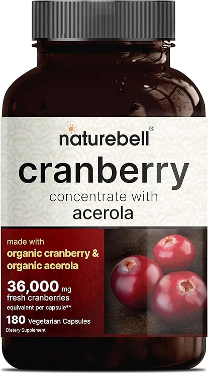 Amazon.com: Double Strength Cranberry Pills, Made with Organic Wild ...
