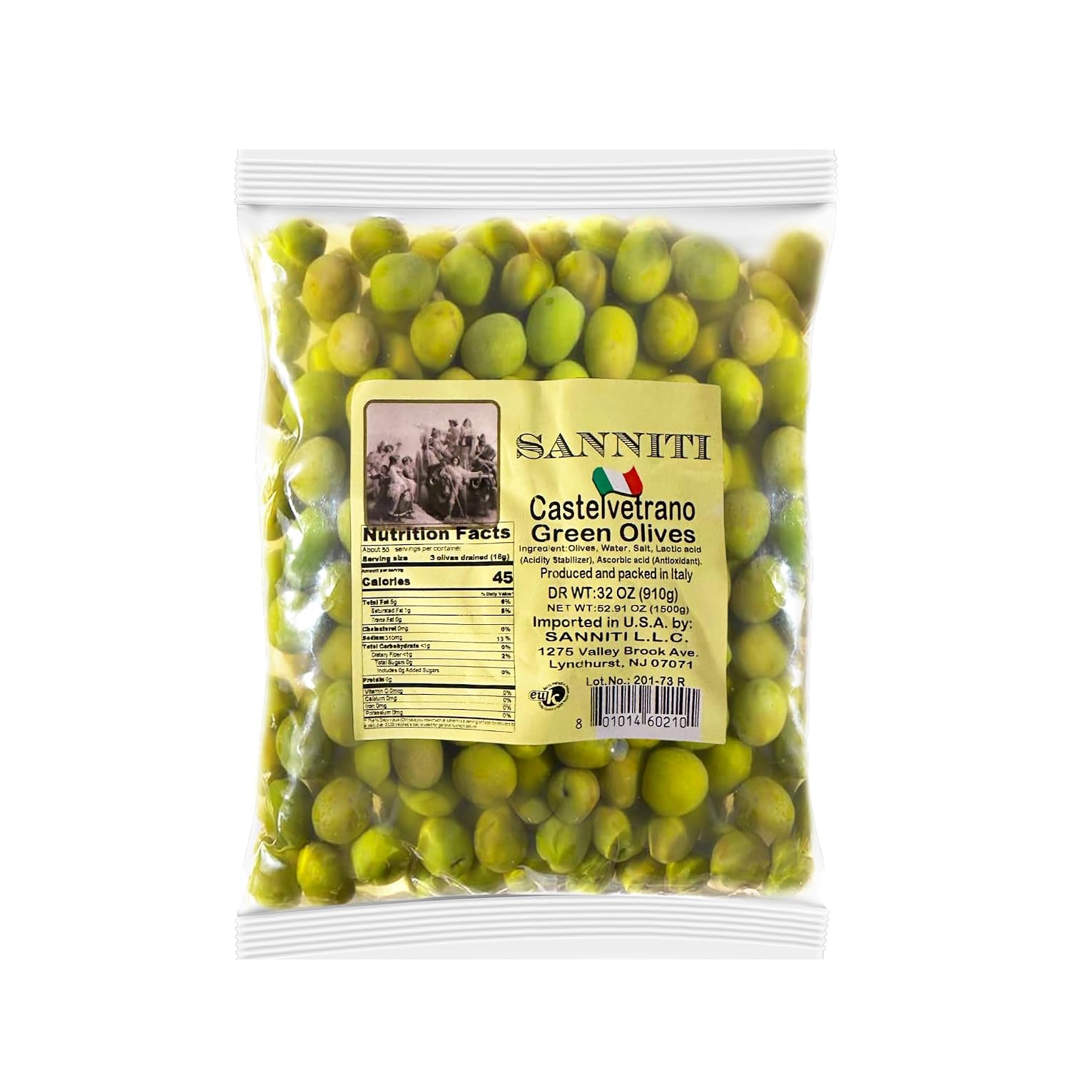 Amazon.com : Sanniti Castelvetrano Green Olives | Sicilian ...
