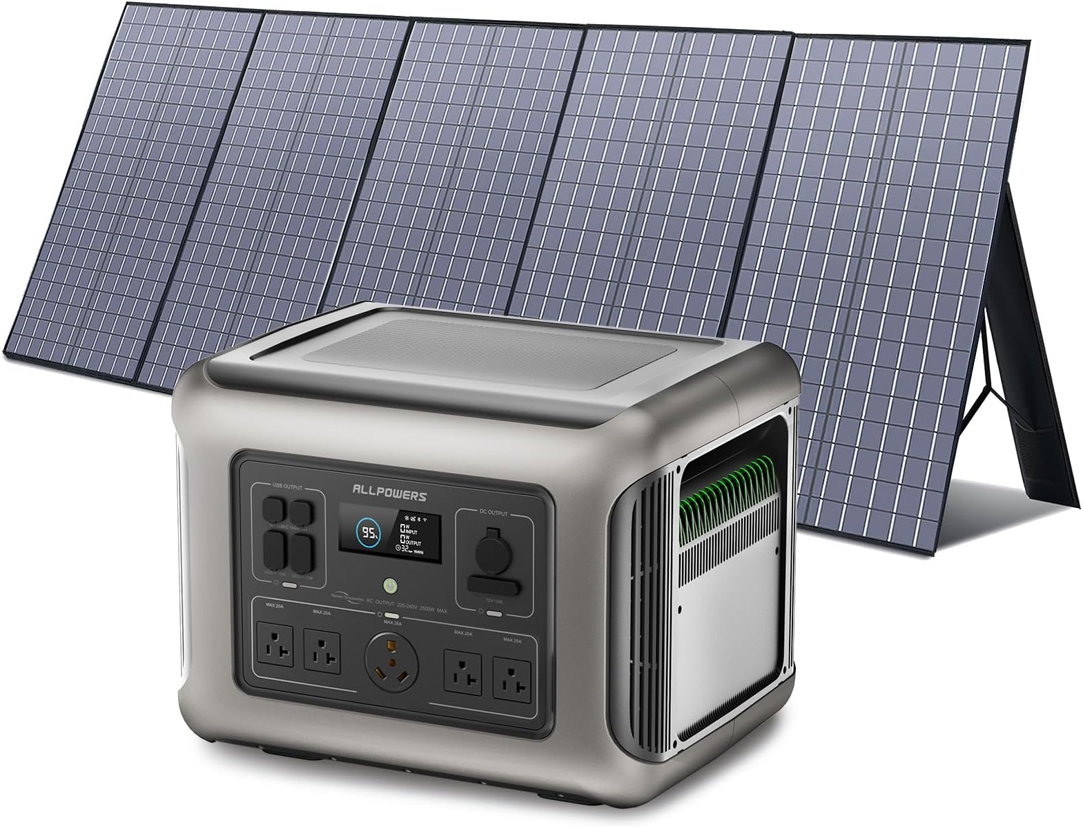 Amazon.com : ALLPOWERS R2500 Portable Power Station with SP037 Solar ...
