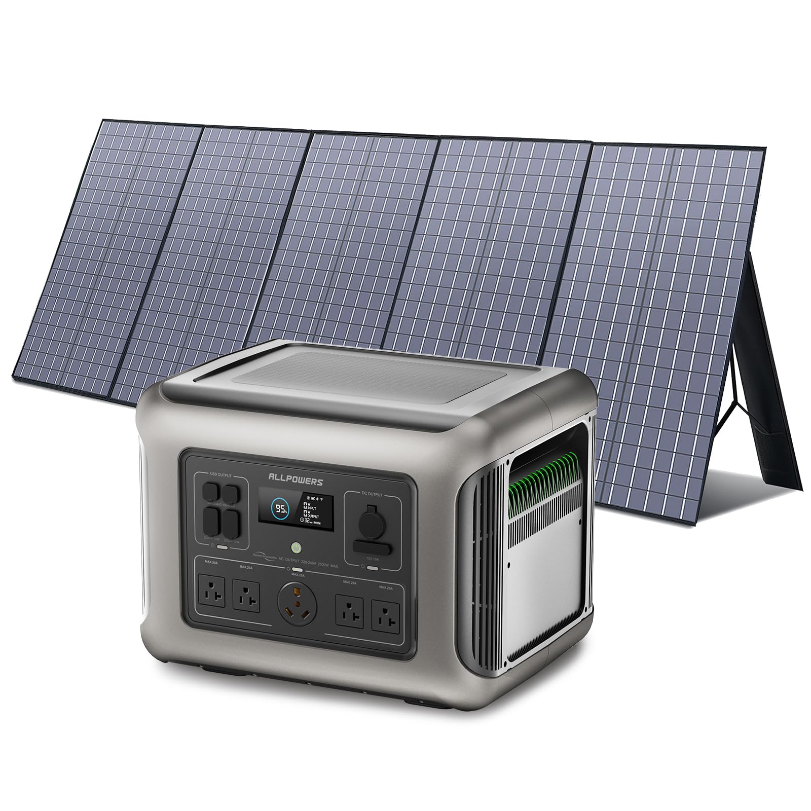 Amazon.com : ALLPOWERS R2500 Portable Power Station with SP037 Solar ...