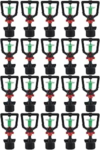 HOPHO Rotating Refraction Nozzle,20Pcs G1/2 External Thread Water ...