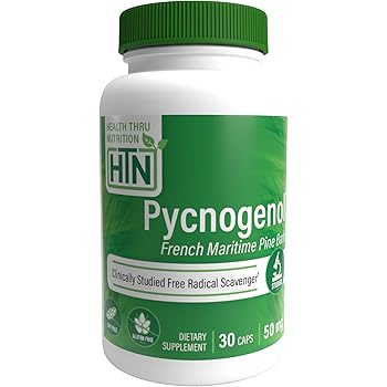 Amazon.com: Pycnogenol - French Maritime Pine Bark Extract (30 Capsules ...