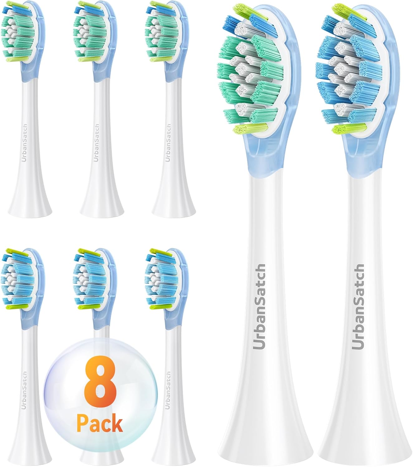 Amazon.com : UrbanSatch 8 Pack Sensitive Gum Care Replacement ...