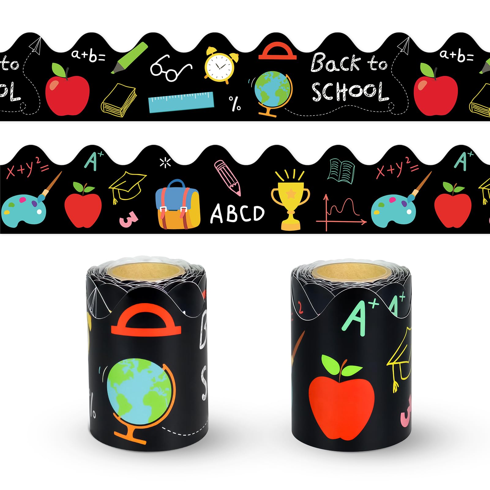 Snapklik.com : Back To School Bulletin Board Borders, 65Ft Classroom ...