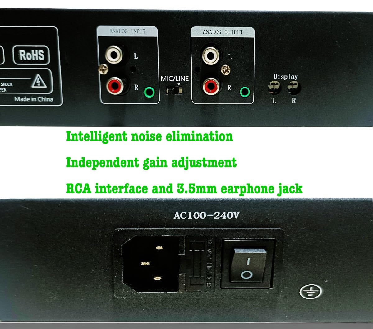 Audio Spectrum Analyzer, 1.5U VU Meter, LED Spectrum Analyzer Home ...