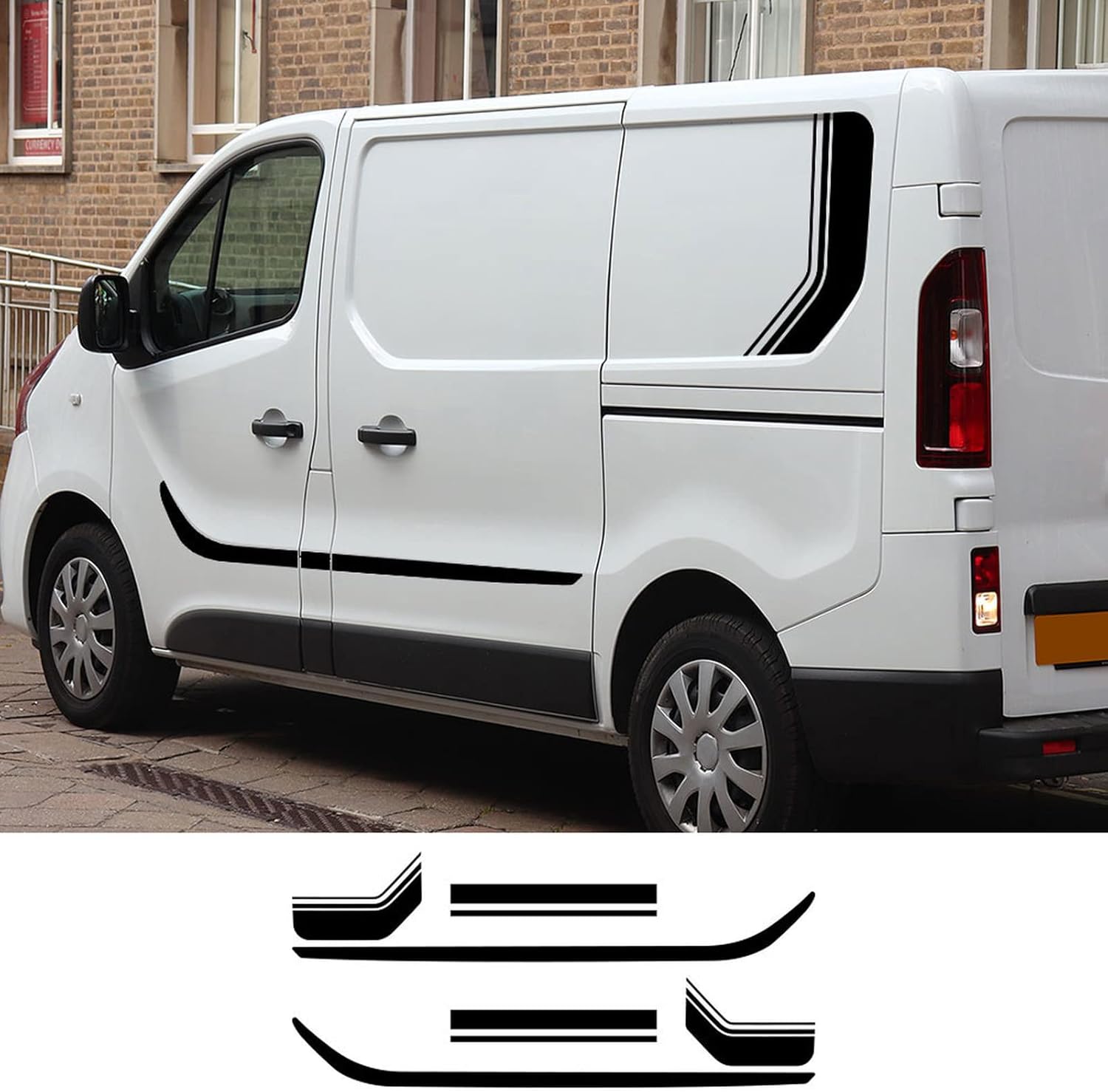 Car Side Skirt Stickers stripe decal Decals, For Renault Trafic ...