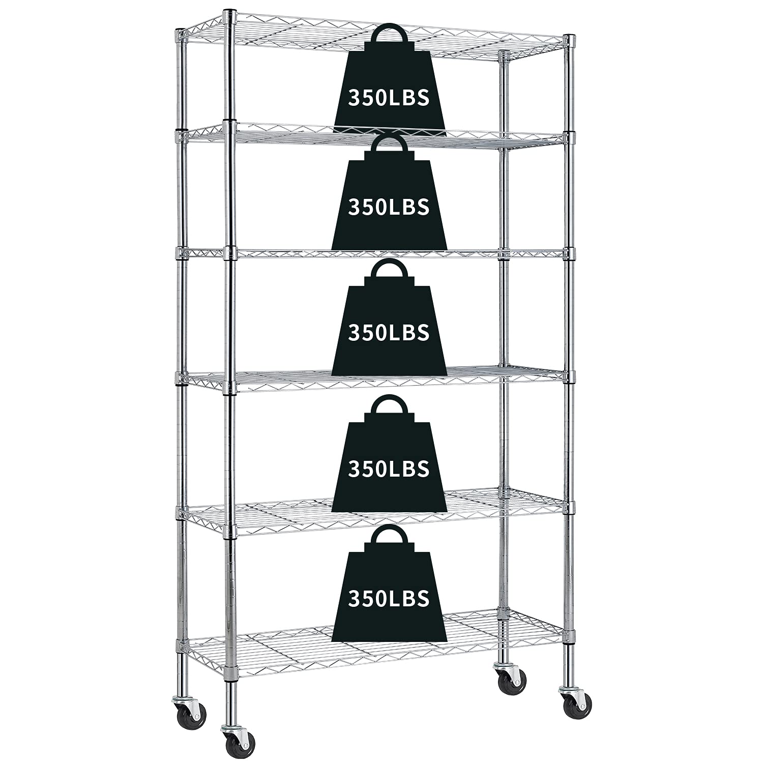 Hcy6 Tier Storage Shelf Heavy Duty Storage Shelving Unit Nsf ...