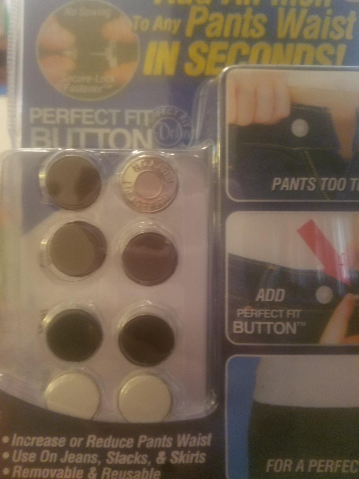 Amazon.com: Perfect Fit Instant Button - Adds an Inch to Any Pants ...