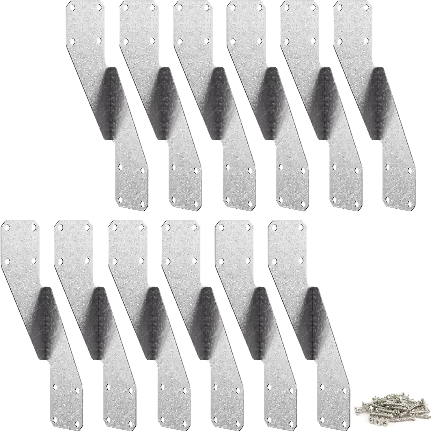 Amazon.com: Mordx 12Pcs Strong tie Brackets H2.5A ,Heavy Duty Hurricane ...