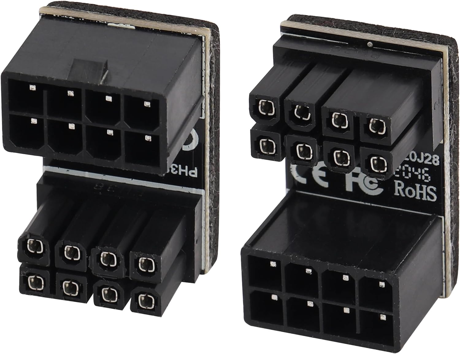 Amazon.com: AAOTOKK 2Pack 180 Degree ATX 8Pin Female to Male Connector ...